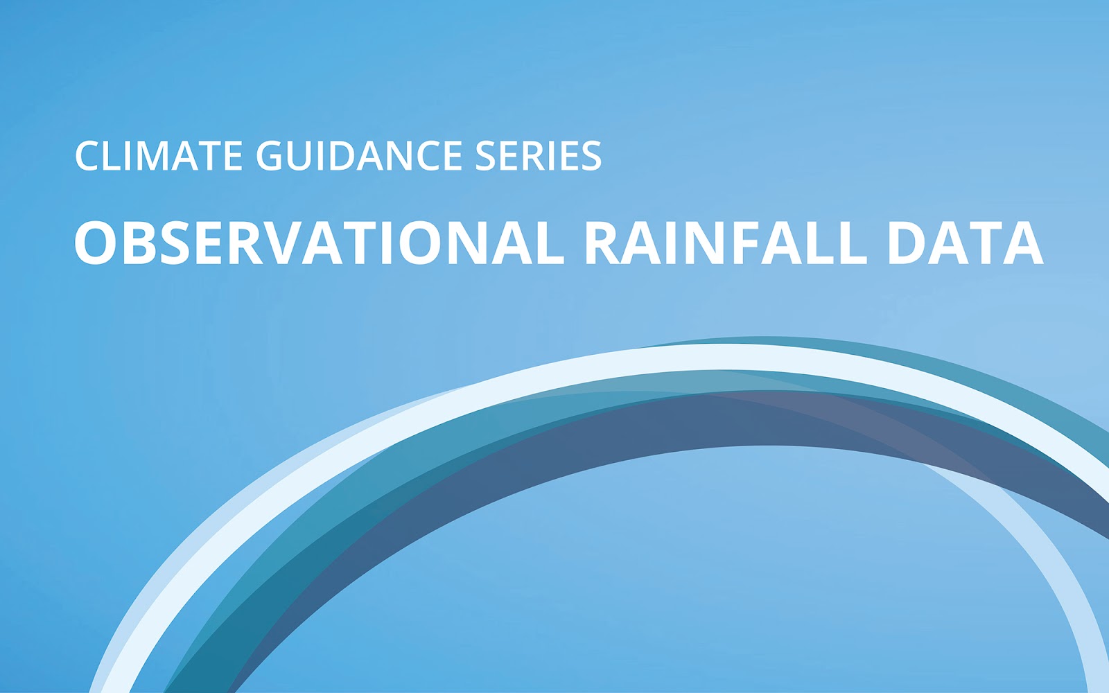 Our New Climate Guidance Series – The Centre for Humanitarian Data